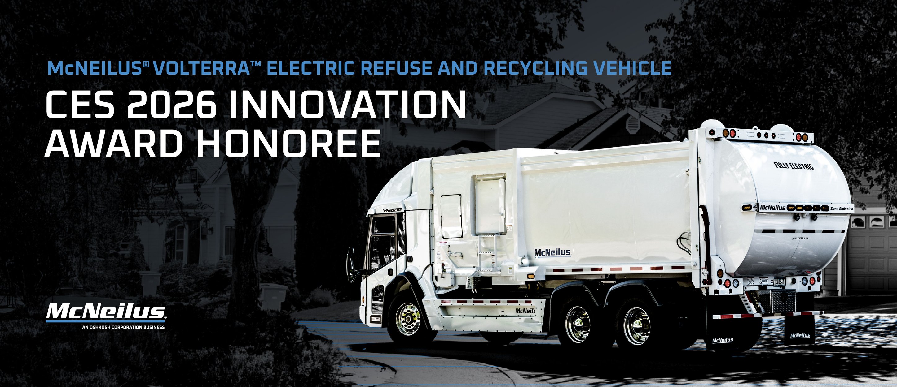 MCNEILUS® VOLTERRA™ ELECTRIC REFUSE AND RECYCLING VEHICLE RECOGNIZED AS ...